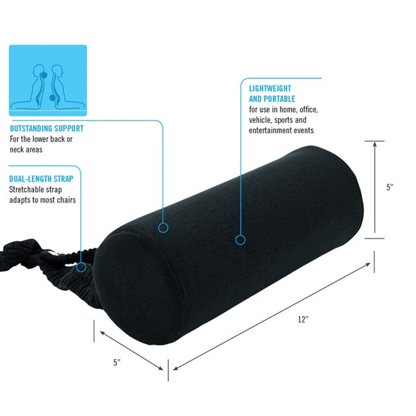 Lumbar Roll for Sitting | Obusforme back support | supporting roll